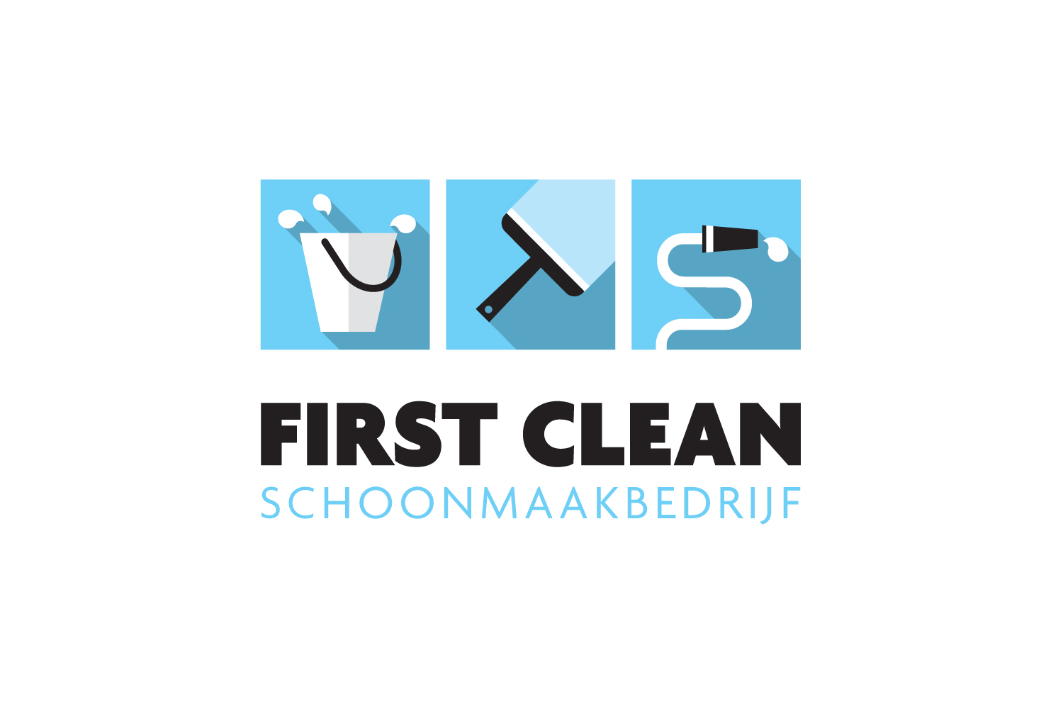 RECLAMEBUREAU BLONT | Logo voor schoonmaakbedrijf